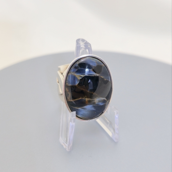 Jewelry | Jay King Pietersite Statement Ring Sterling Silver | Poshmark